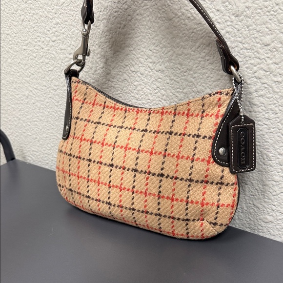 Coach | Bags | Coach Plaid Tweed Mini Hobo Bag | Poshmark